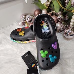 CROCS | Shoes | Crocs Classic Disney Rainbow Celebration Clog Brand New ...